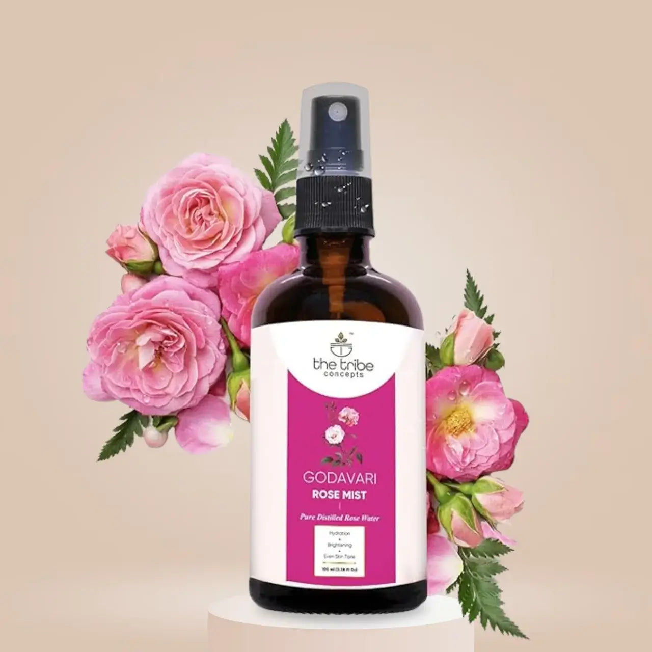 Best Natural Godavari Rose Mist Water in India - The Tribe Concepts