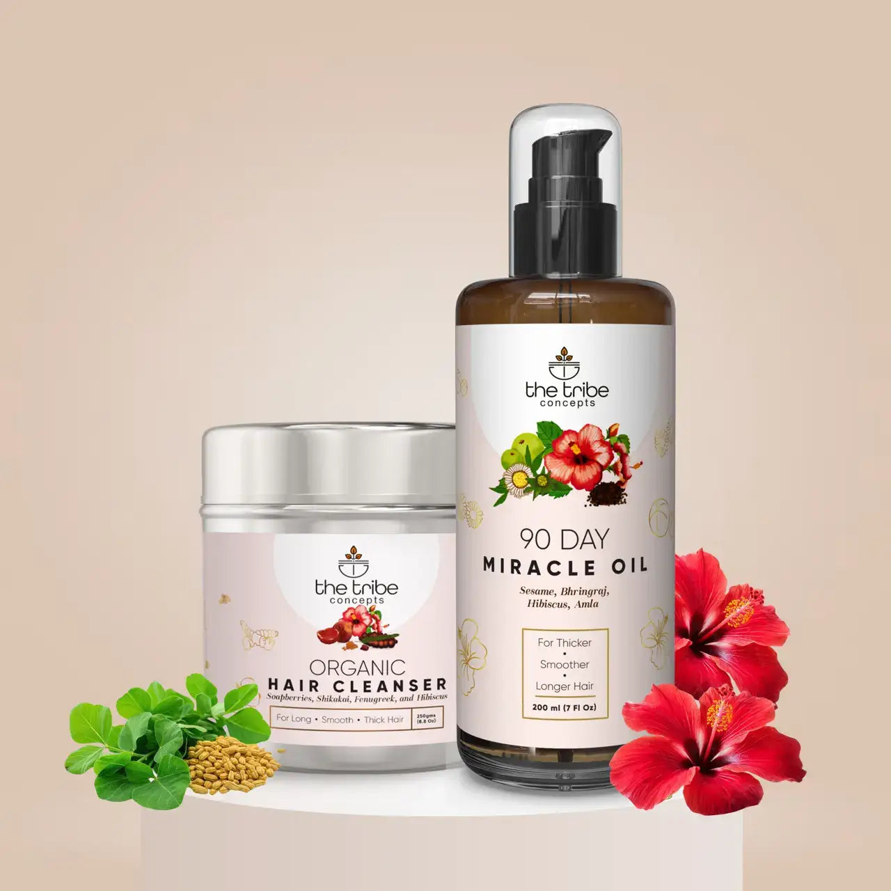 Buy 100% Ayurvedic Hair Care Kit Products Online - The Tribe Concepts