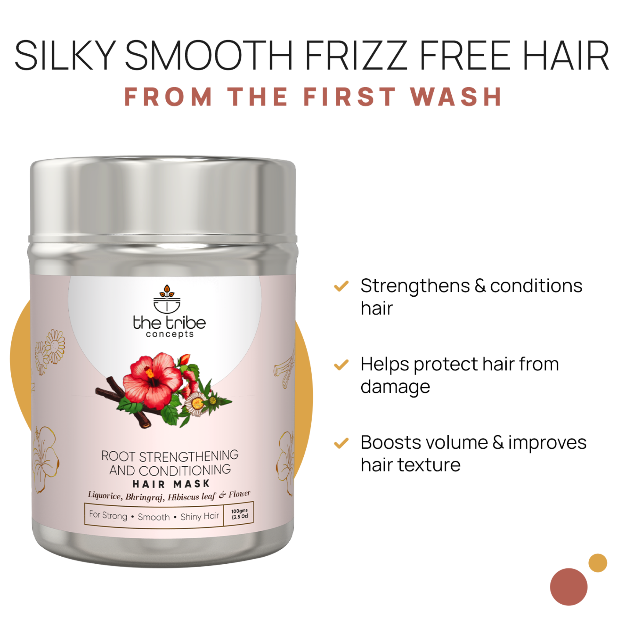 Buy Ayurvedic Root Strengthening & Conditioning Hair Mask Online - The ...